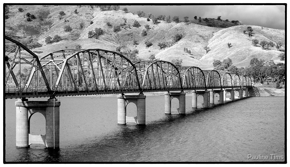"Bethanga Bridge Lake Hume NSW" by Pauline Tims | Redbubble