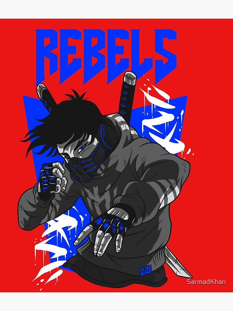 Ninja Warrior-rebel Backpack Designed & Sold By Allen Canete