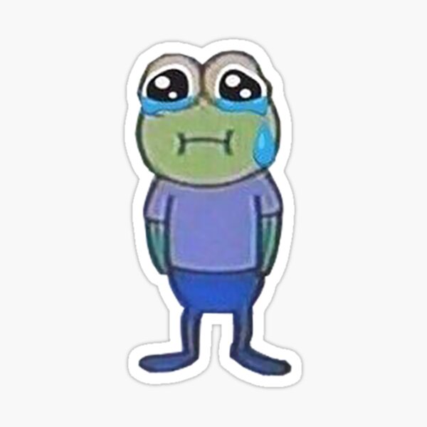 "sad spongebob" Sticker by carlyyboyyd | Redbubble