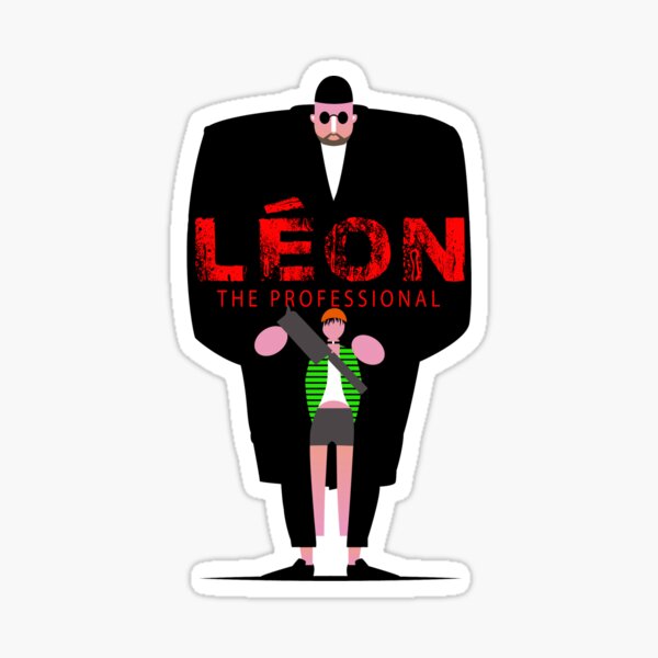 "leon the professional" Sticker for Sale by ragingnin77 | Redbubble