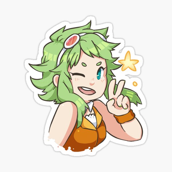 Vocaloid Gumi Stickers | Redbubble