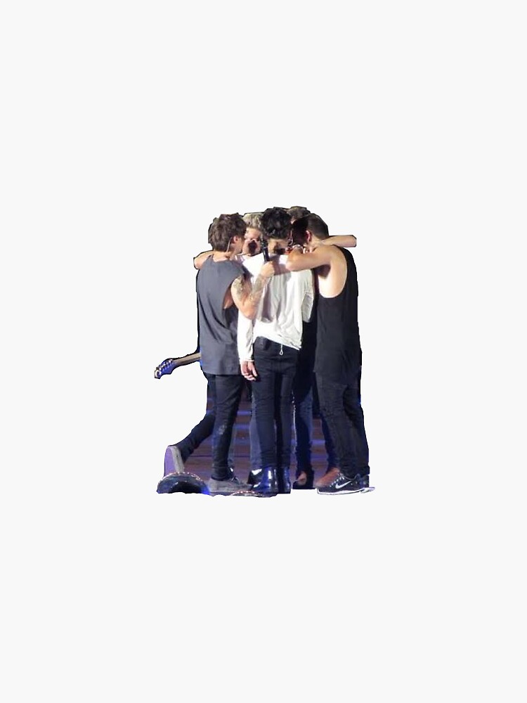 "one direction last hug with zayn " Sticker for Sale by uneratpisse ...