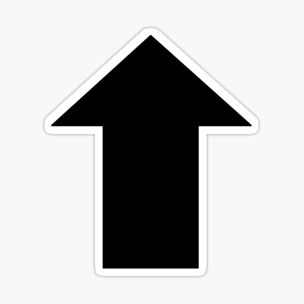 "Tactical Arrow Blk" Sticker for Sale by simonbreeze | Redbubble