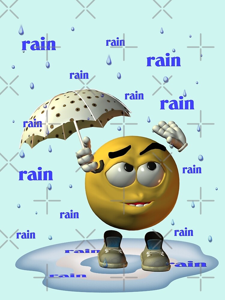 "Smiley Rain, fantasy design" Art Print for Sale by LoneAngel | Redbubble