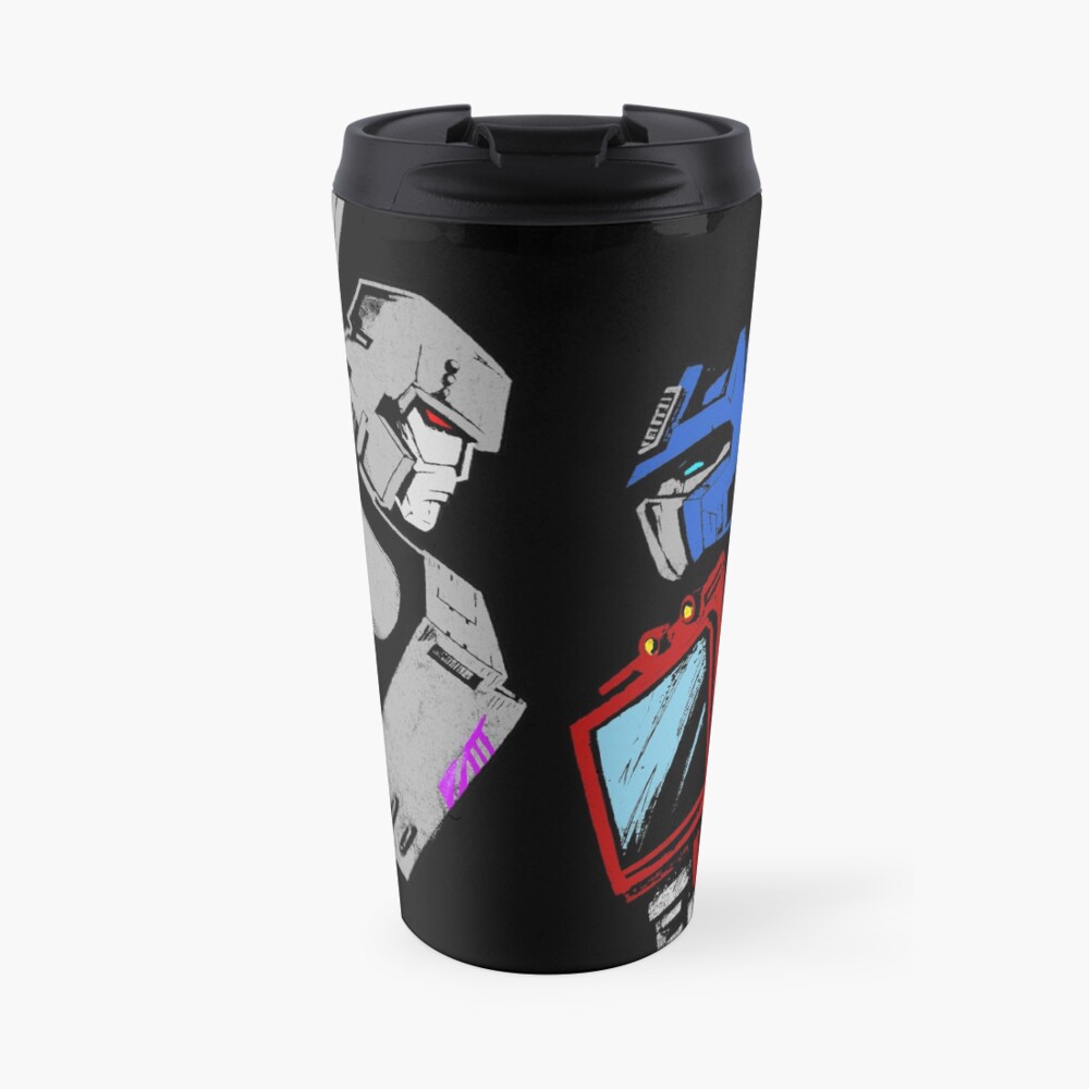 "optimus prime megatron transformers full color" Travel Mug by ...