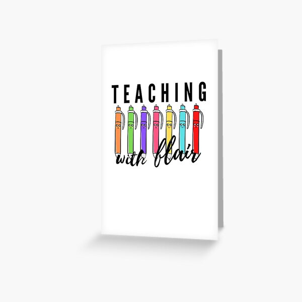 "Teacher Appreciation Gift, Teaching with Flair, Flair Pens Shirt, Last ...