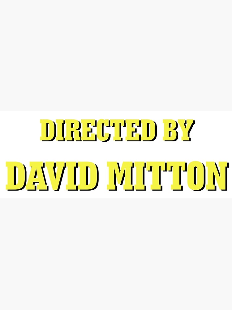 "Directed by David Mitton Thomas the Tank Engine" Photographic Print ...