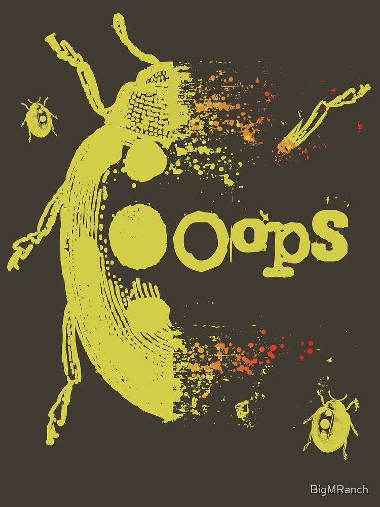 "Squished dead bug ladybug beetle" T-shirt by BigMRanch | Redbubble