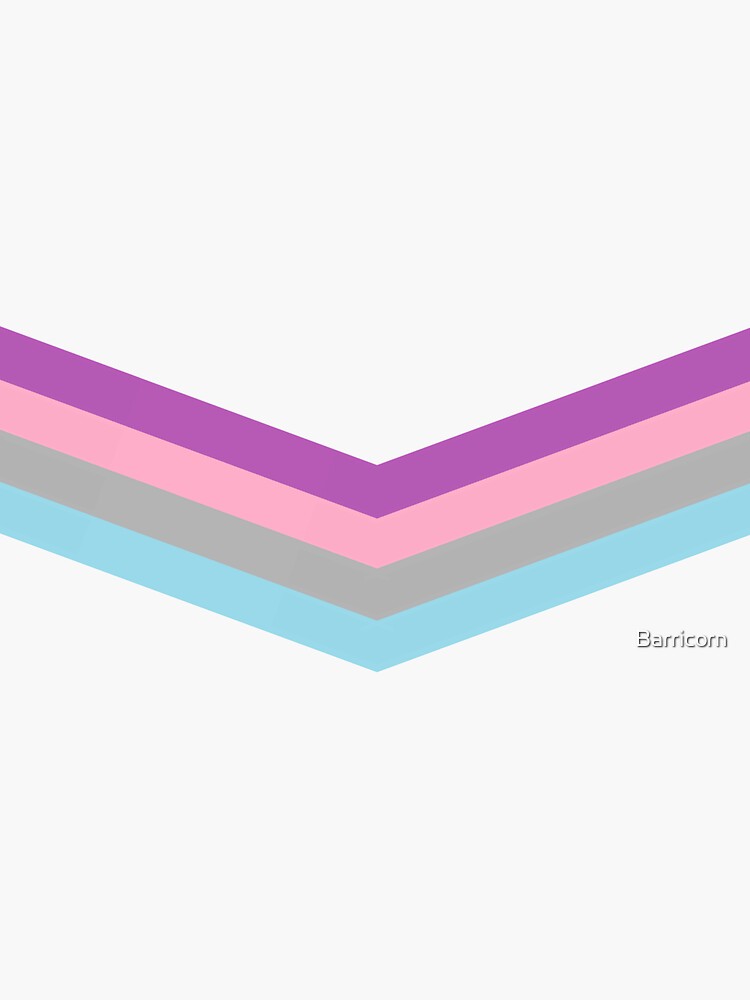 "Lesbian Pride Chevron" Sticker for Sale by Barricorn | Redbubble
