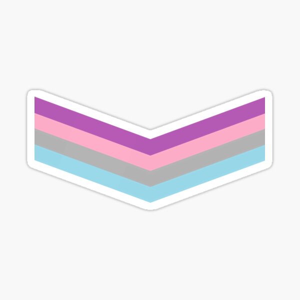"Lesbian Pride Chevron" Sticker for Sale by Barricorn | Redbubble