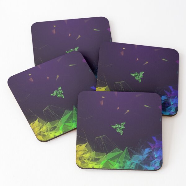 "Razer (Multi colour)" Coasters (Set of 4) by LHRxSALU | Redbubble