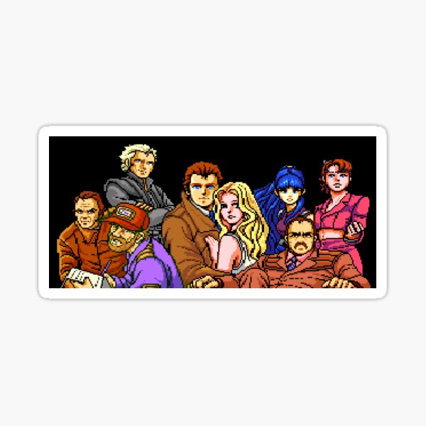 "Snatcher CD-ROMantic" Sticker for Sale by retrogamechamp | Redbubble
