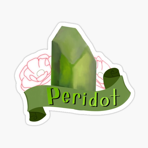 "Peridot + Poppy" Sticker for Sale by MoCraftsCo | Redbubble