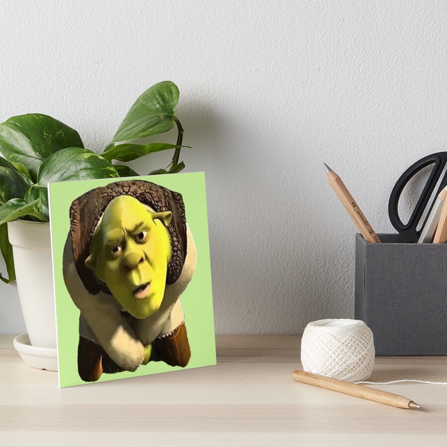 "Shrek Nut Punch" Art Board Print by GarfieldsLitter | Redbubble