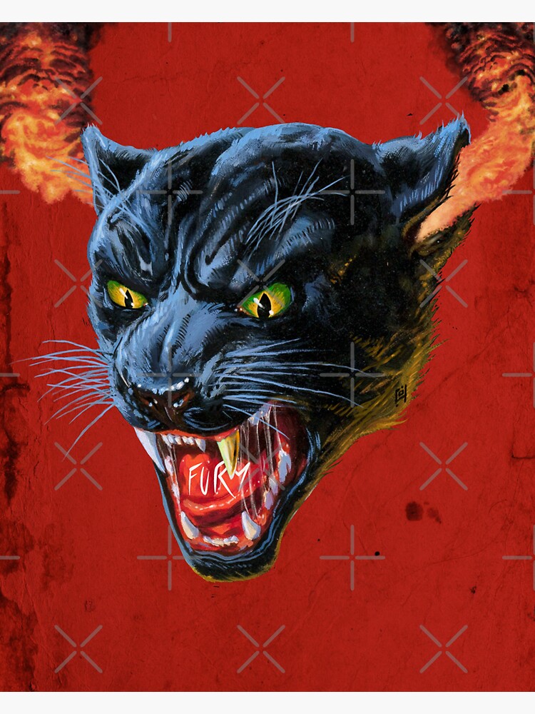 "Fury" Sticker for Sale by Artofolly | Redbubble