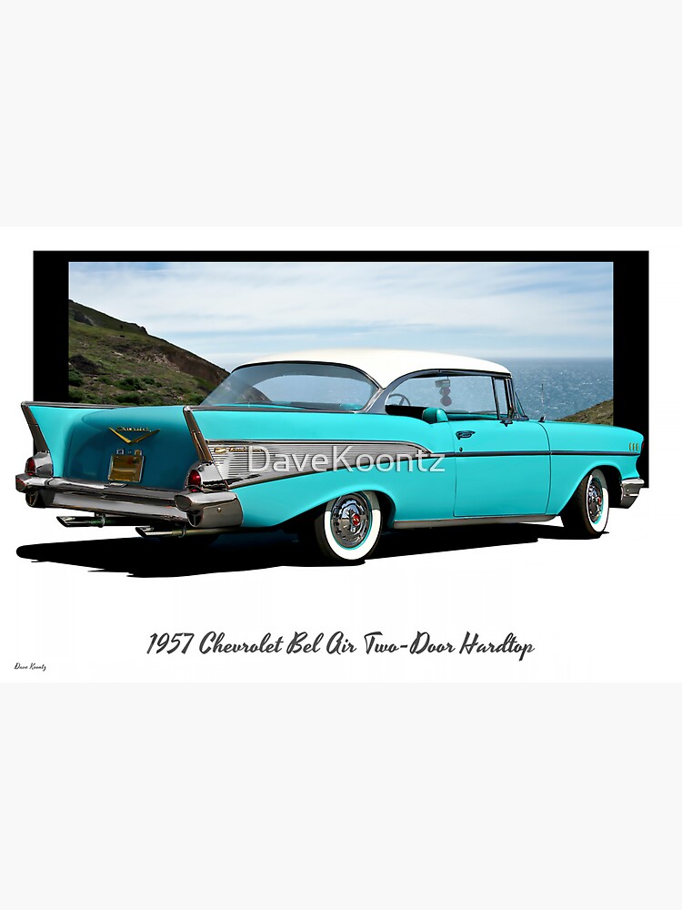 "1957 Chevrolet Bel Air Two-Door Hardtop" Sticker for Sale by ...