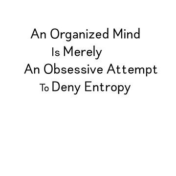 "Funny Entropy Chemistry Maths " Sticker for Sale by GeekStreet | Redbubble