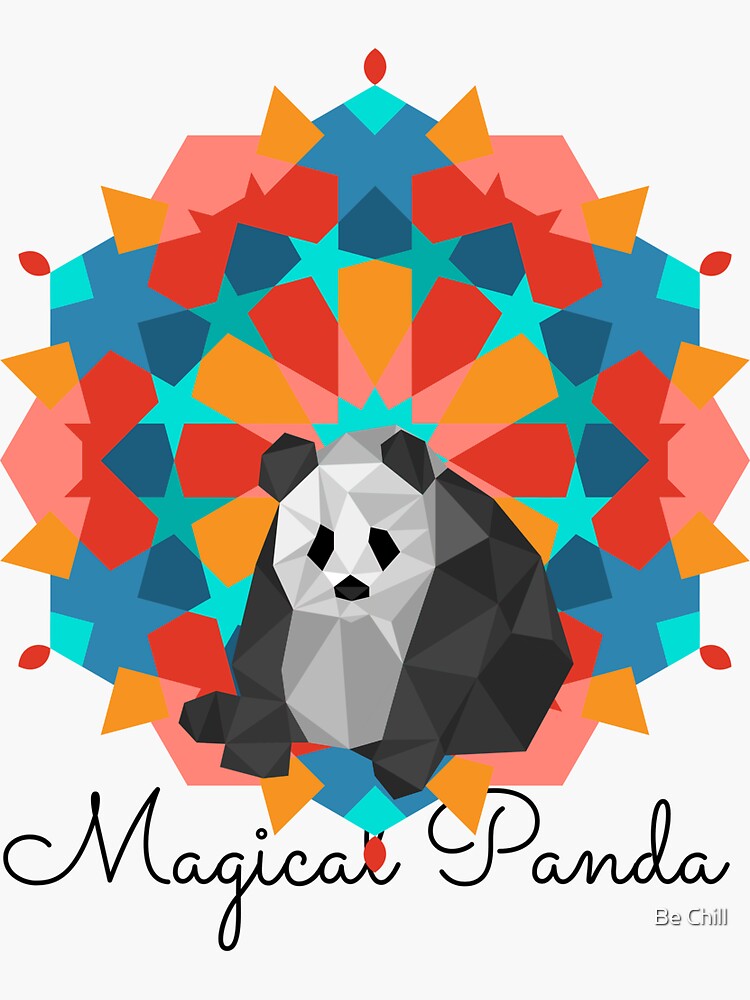 "Magical Panda" Sticker for Sale by thanjira | Redbubble