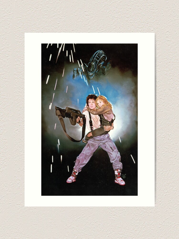 "Aliens Ripley and Newt " Art Print for Sale by NeilFeigeles | Redbubble