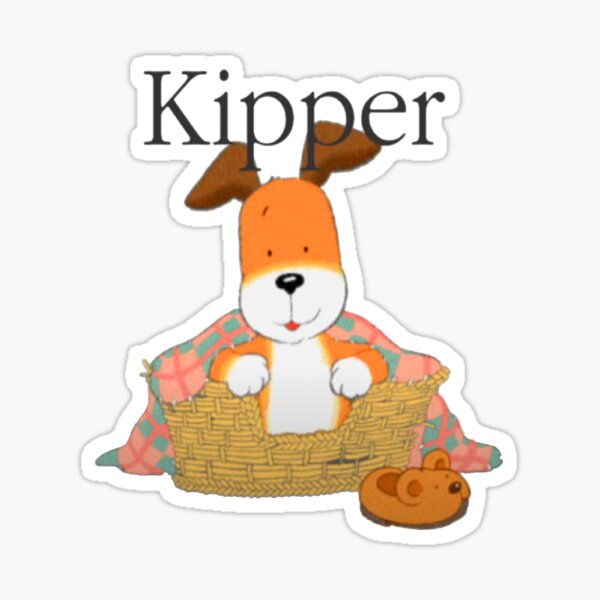 "Kipper The Dog - Retro Children's TV" Sticker for Sale by oldkidstv ...