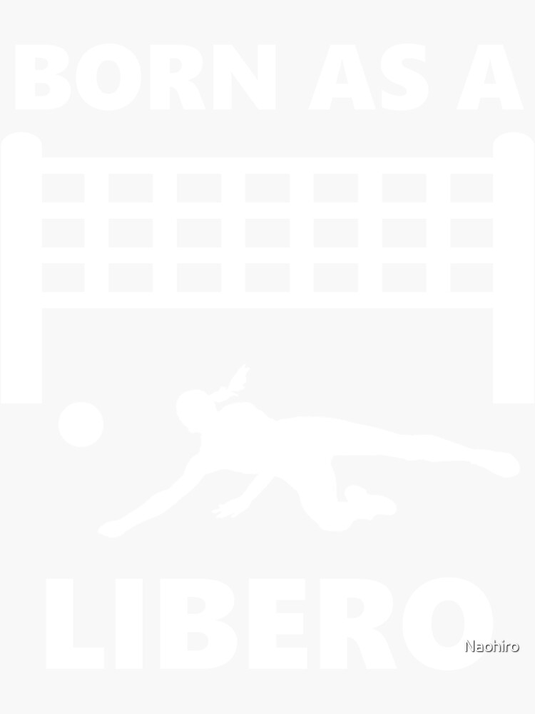 "Sport Volleyball Libero Team" Sticker for Sale by Naohiro | Redbubble