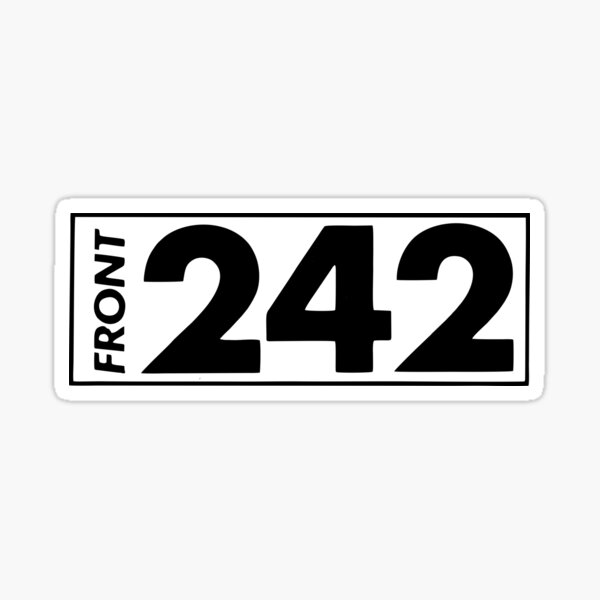 Front 242 Stickers | Redbubble