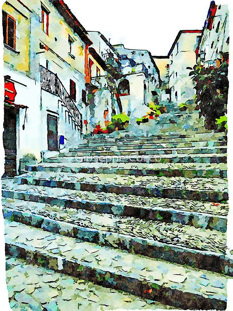 "Scalea stairway" Sticker for Sale by giuseppecocco | Redbubble