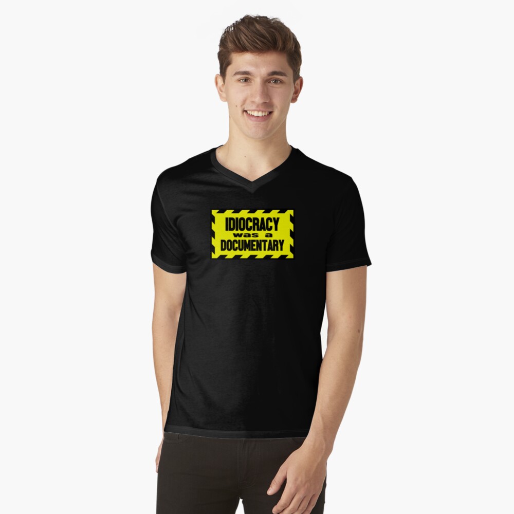 "Idiocracy was a documentary" Sticker for Sale by TheMoxieFox | Redbubble