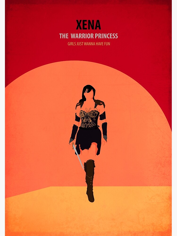 "Xena the Warrior Princess" Poster for Sale by frauleinfisher | Redbubble