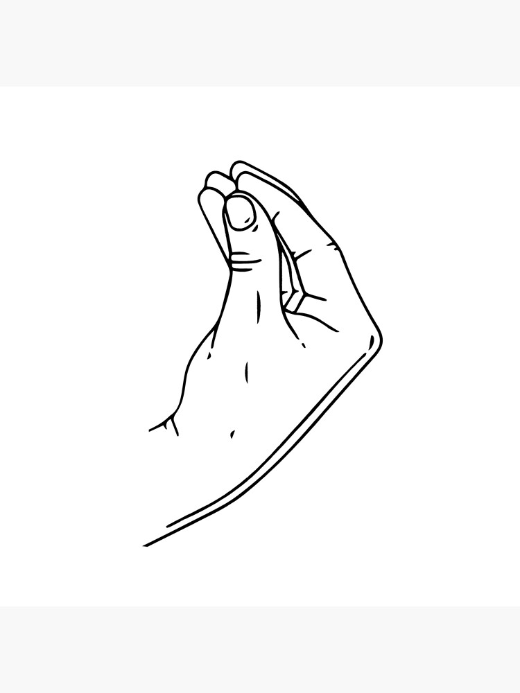 "Italian hand gesture" Art Board Print for Sale by nocional | Redbubble