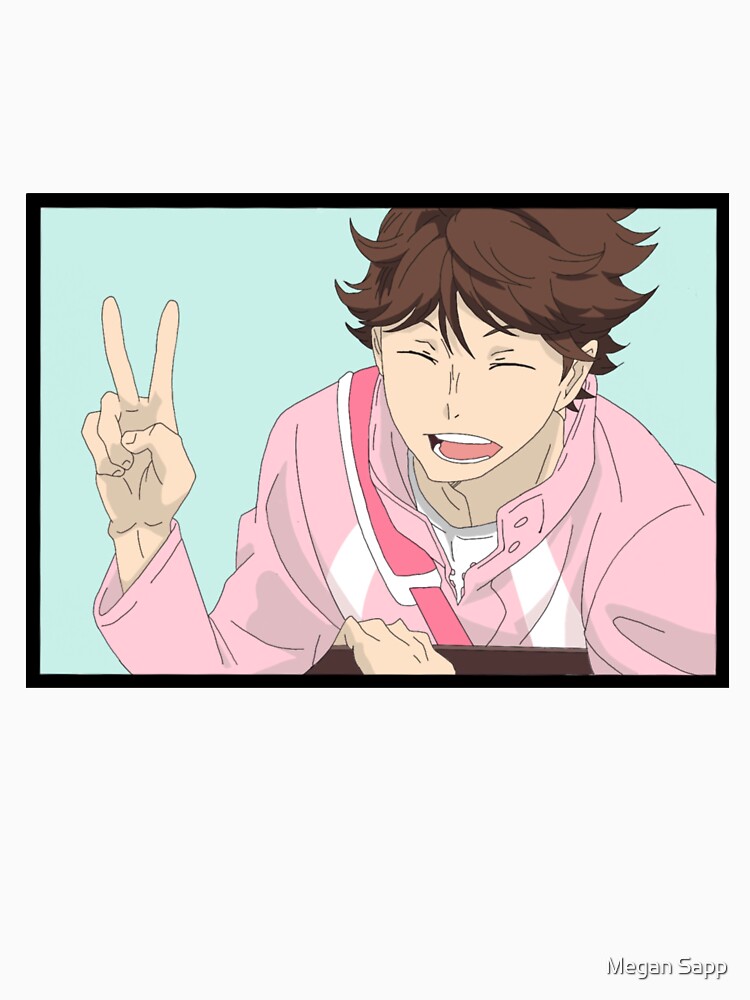 "Oikawa Tooru (pink)" T-shirt for Sale by megansapp13 | Redbubble ...
