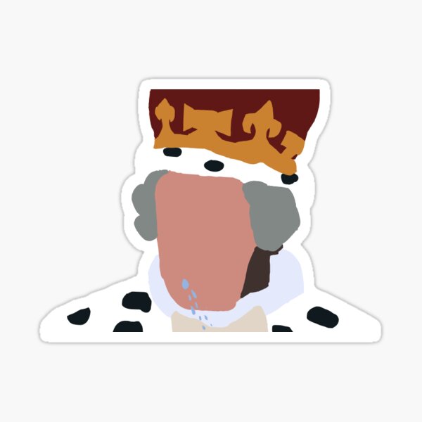 "Hamilton- King George (Johnathan Groff) spitting" Sticker for Sale by ...