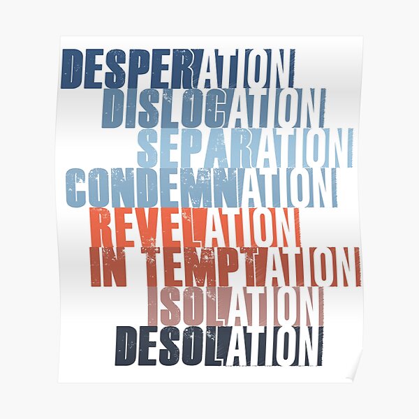 "u2 bad desperation" Poster by clad63 | Redbubble