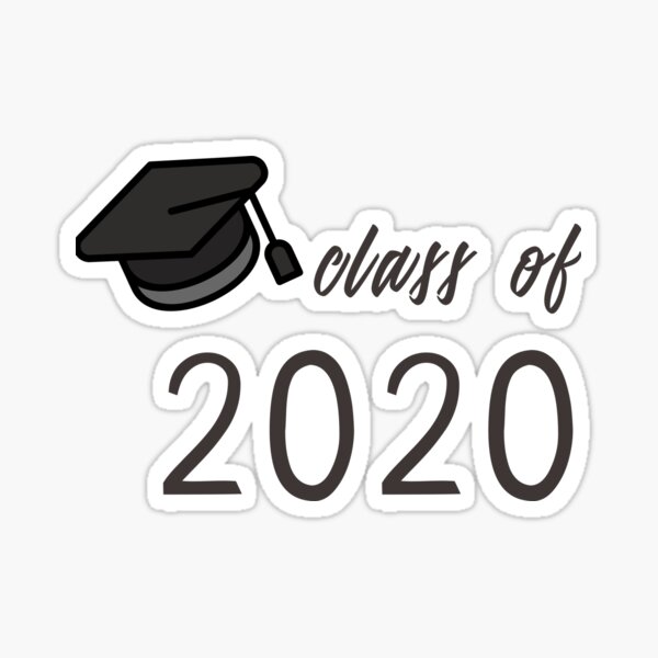 "CLASS OF 2020" Sticker by Ashalcheema | Redbubble