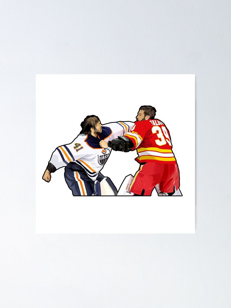 "Cam Talbot VS Smith Fight" Poster for Sale by VectorTower | Redbubble