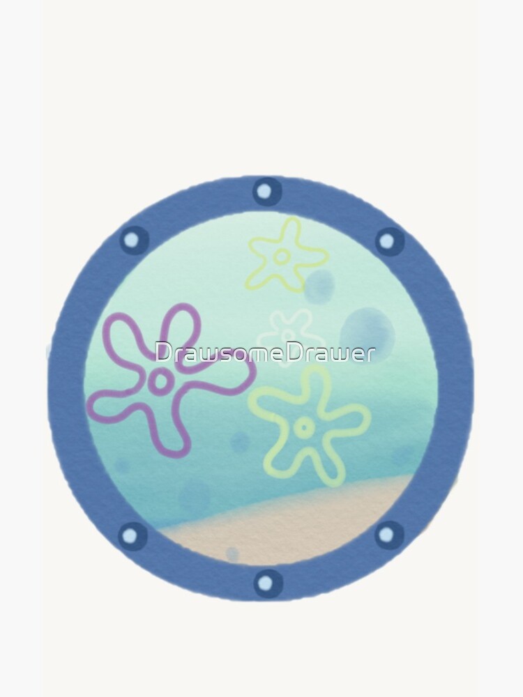 "Spongebob Window" Art Print by DrawsomeDrawer | Redbubble