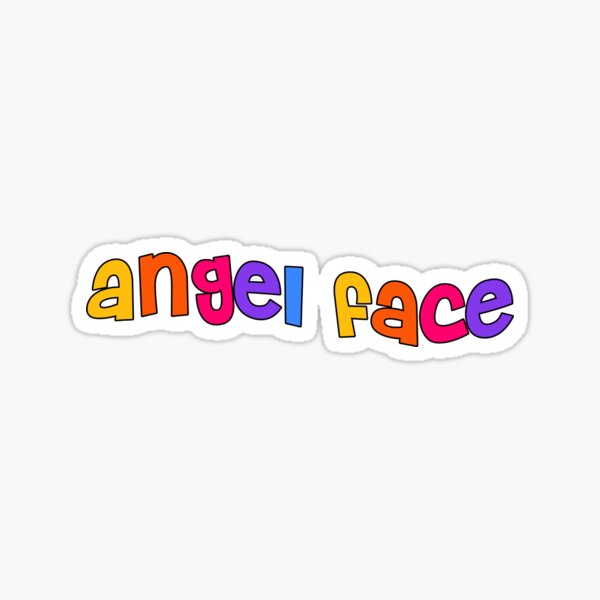 "angel face " Sticker by noemiedalencour | Redbubble