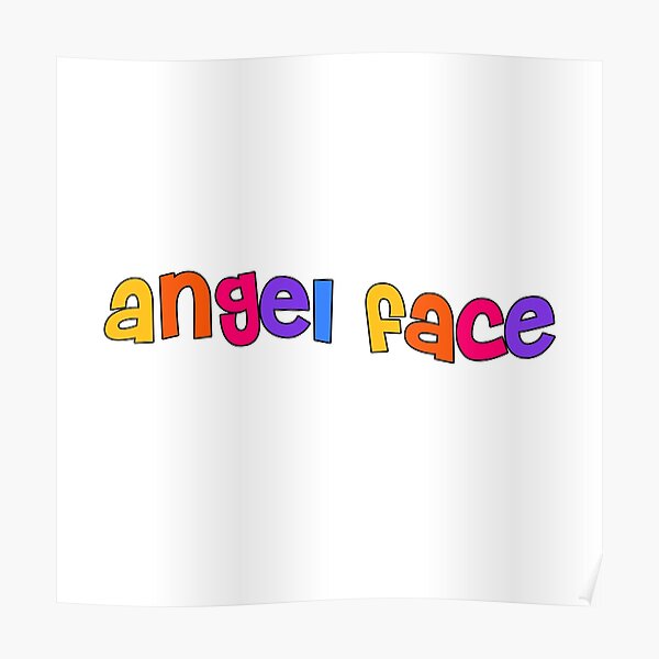 "angel face " Poster for Sale by noemiedalencour | Redbubble