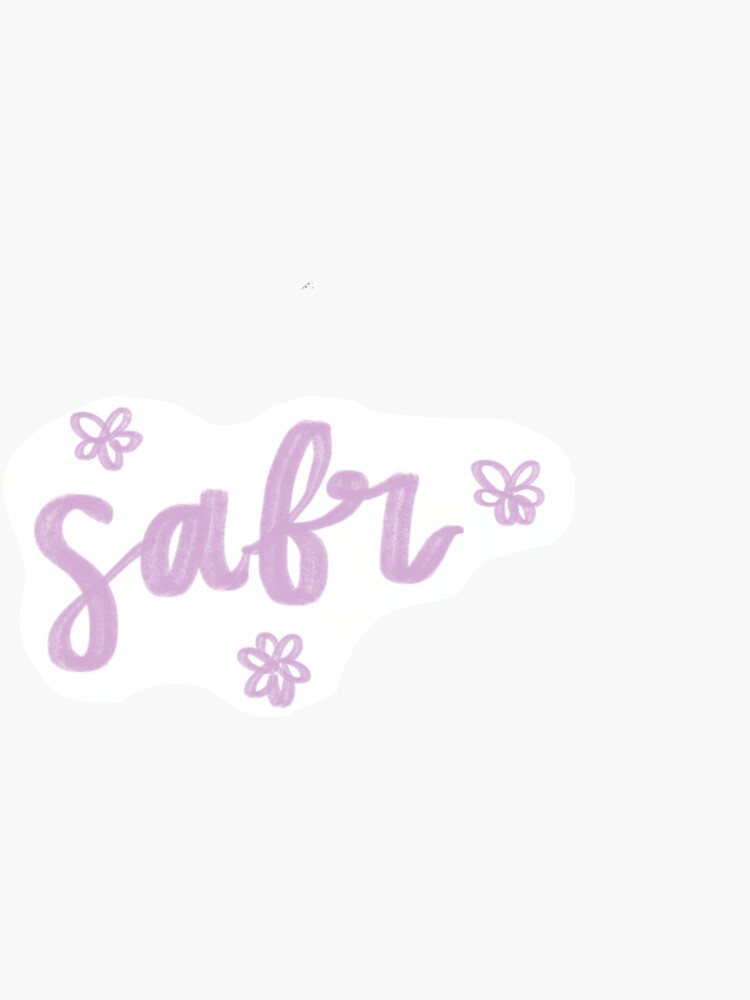 "Sabr Arabic calligraphy and flowers" Sticker for Sale by Simdesigns ...