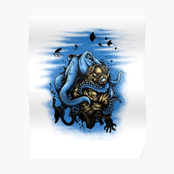 "Deep Blue" Poster by eyesee | Redbubble