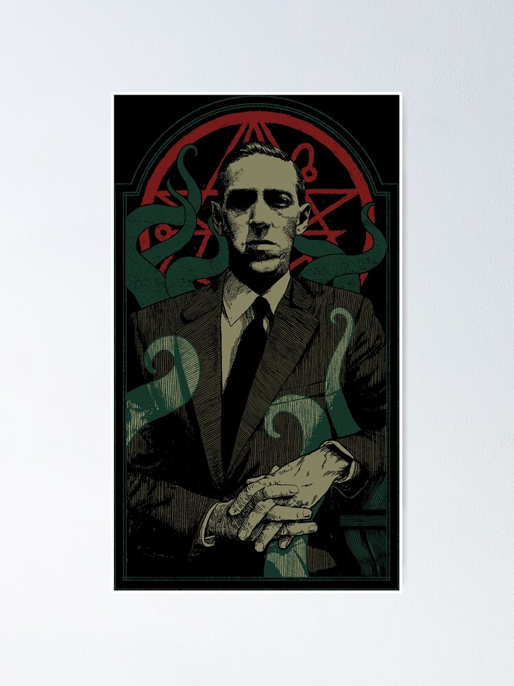"Lovecraft" Poster for Sale by hafaell | Redbubble
