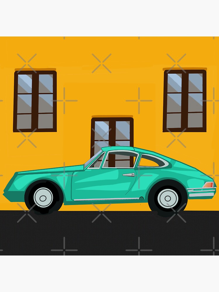 "Vintage model car" Sticker for Sale by MeehaMotifs | Redbubble
