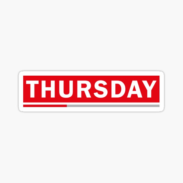 Happy Thursday Stickers | Redbubble
