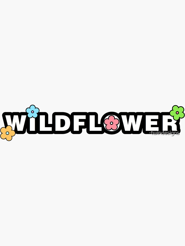 "Wildflower - 5SOS" Sticker for Sale by -twindesigns | Redbubble