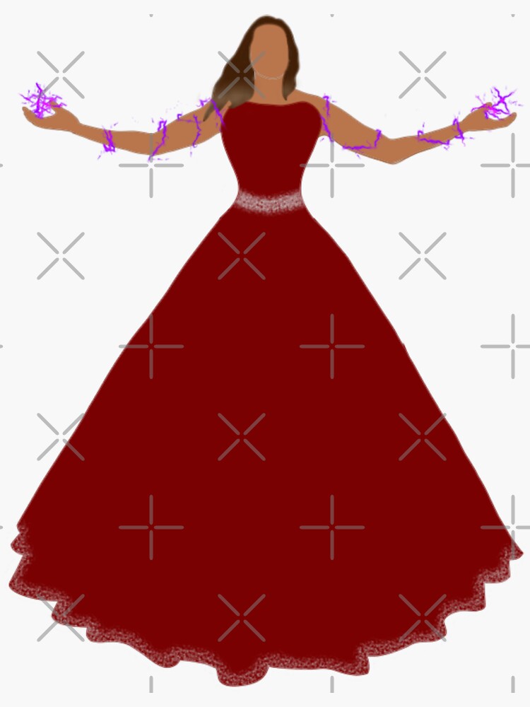 "Mare Barrow- Red Queen" Sticker by RockyCreekArt | Redbubble