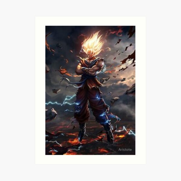 "GOKU" Art Print by ahmedtaki | Redbubble