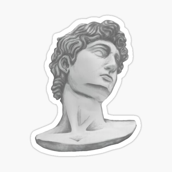 "David Sculpture" Sticker by ukidding | Redbubble