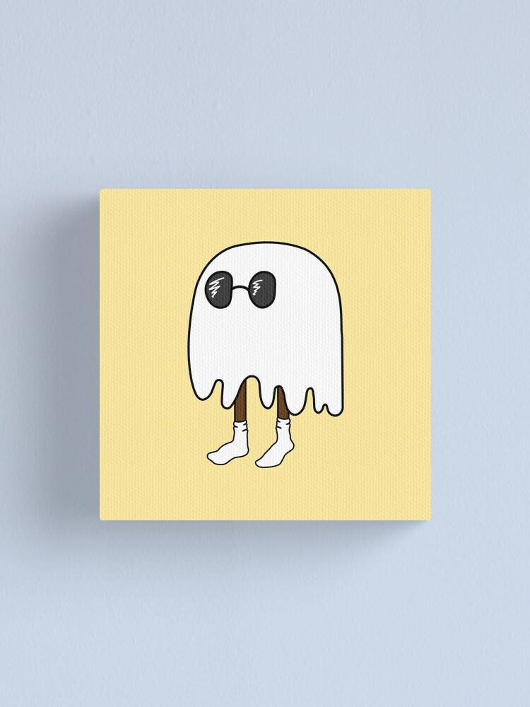 "Ghost that is vibing" Canvas Print by gobbythefansie | Redbubble
