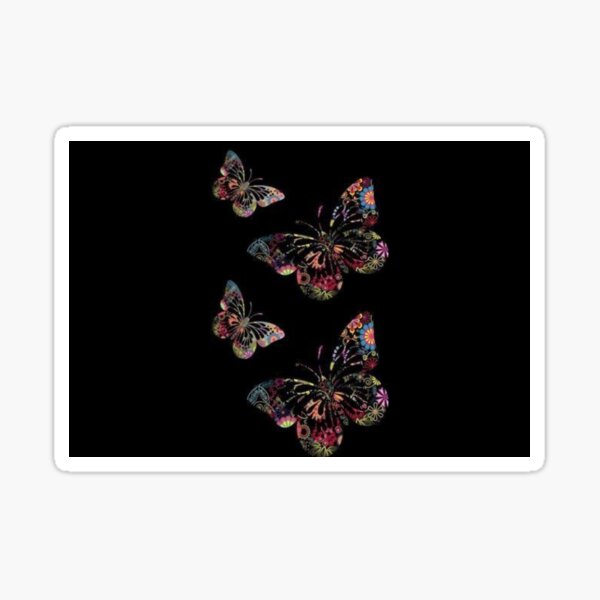 "Beatiful butterfly facemask" Sticker for Sale by Toothless-3377 ...