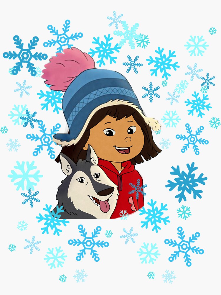 Pegatina «Molly y Suki Mabray Copos de nieve Molly del Denali» de ...